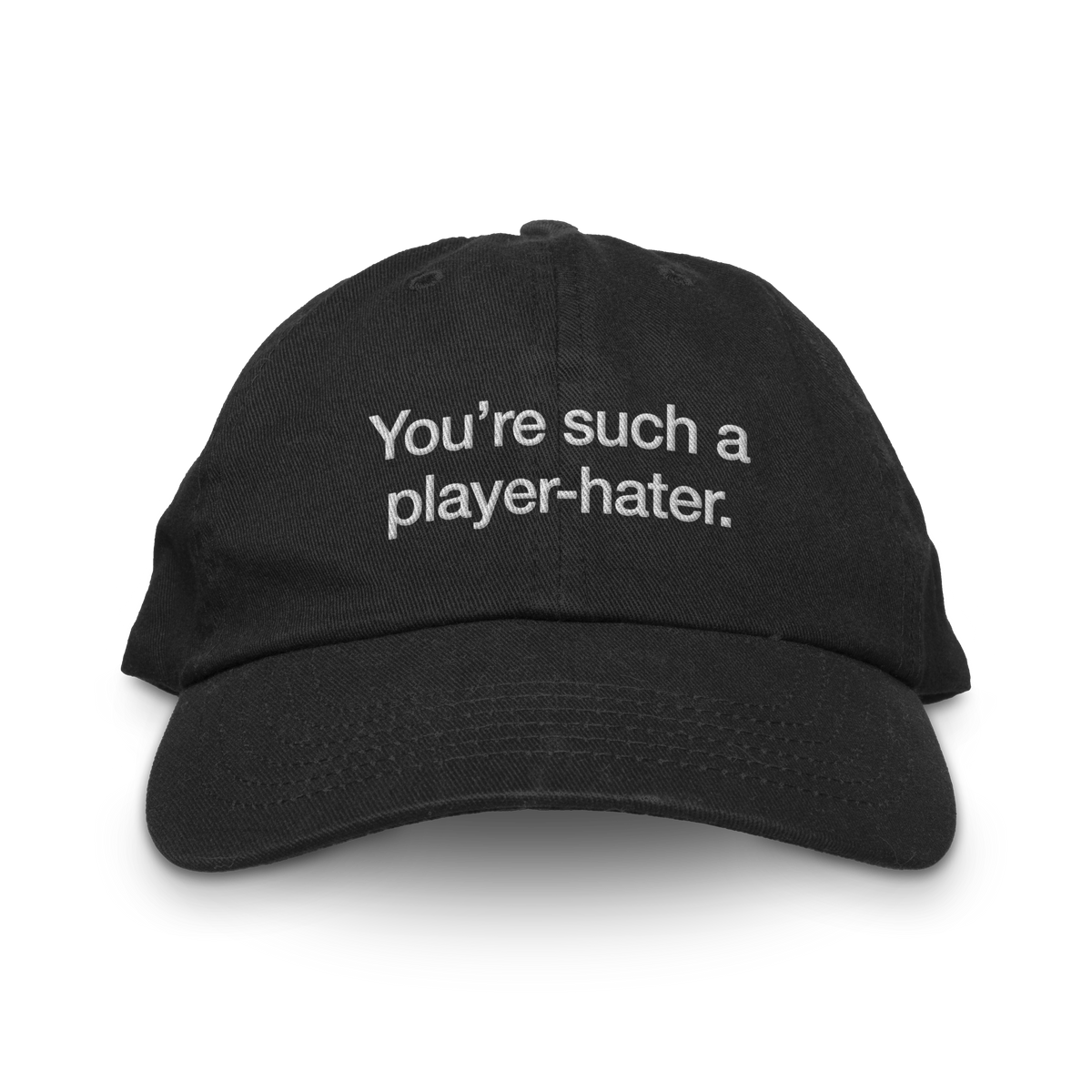 PLAYER-HATER BLACK DAD HAT PREORDER – Studiohouse Designs