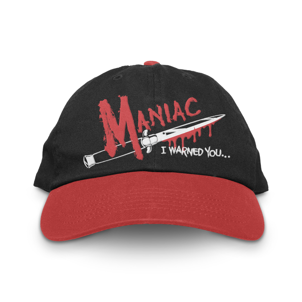 MANIAC RED DAD HAT – Studiohouse Designs