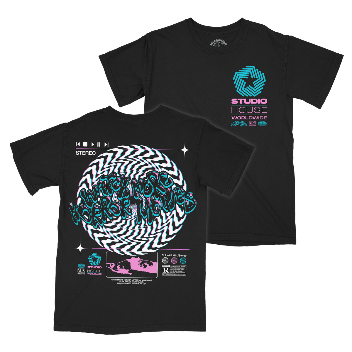 "WATCH MORE" TEE – Studiohouse Designs